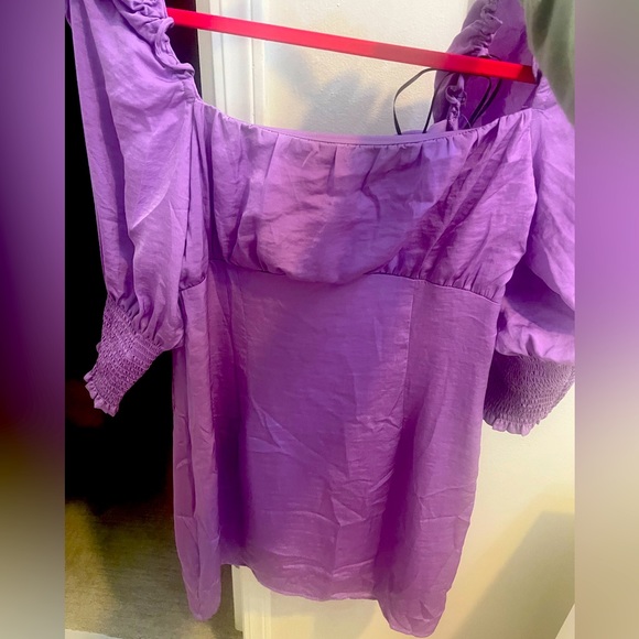 H&M | Dresses | Hm Purple Dress With Unique Back Detail | Poshmark